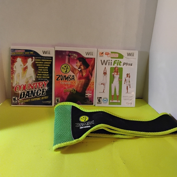 Zumba Fitness | Other | Wii Zumba Fitness Dvds Fitness Belt Bundle ...